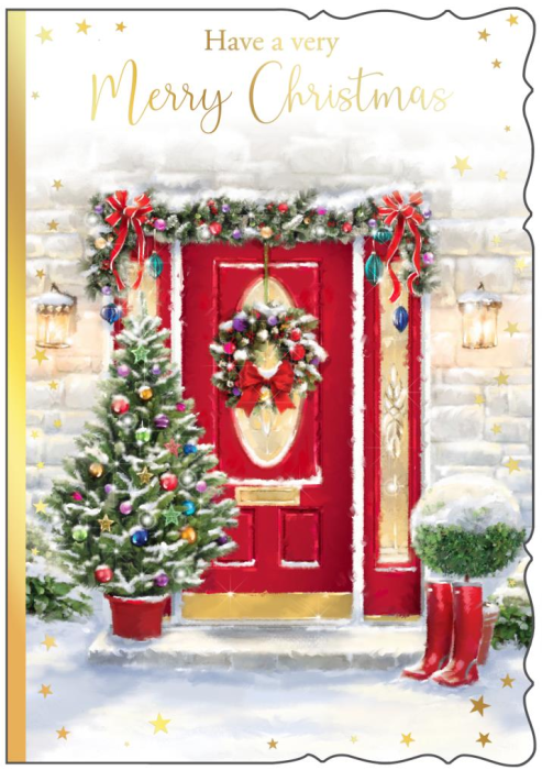 Festive Welcome Christmas Card | Mistletoe Press