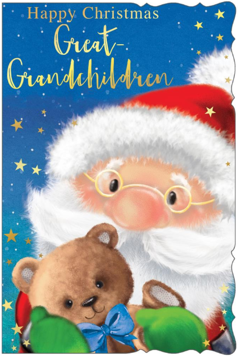 Father Christmas Great-Grandchildren Christmas Card | Mistletoe Press