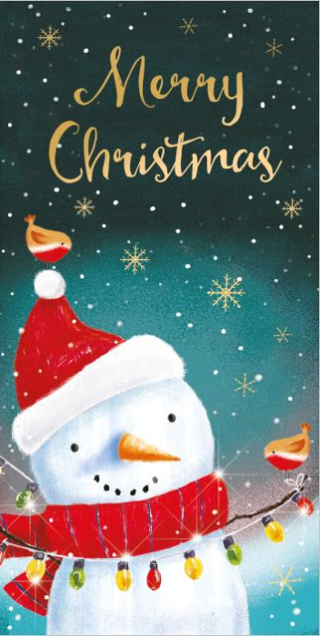 Snowman | Christmas Money Wallet Card | Mistletoe Press