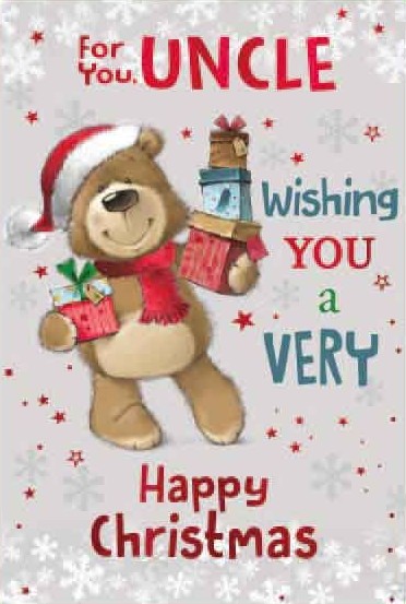 Christmas Wishes Uncle Christmas Card | Simon Elvin